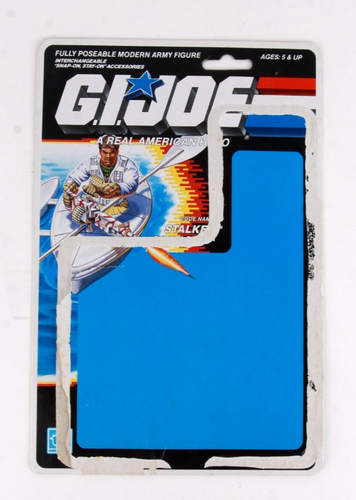 1988 Vintage G.I. Joe ARAH Stalker Original Cardback / File Card by ...