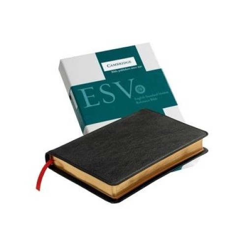 ESV Pitt Minion Reference Bible, Black Goatskin Leather, Red-letter ...