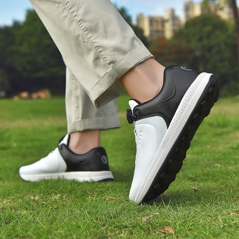 2026 New Men Golf Shoes Spikeless Golf Shoes Comfortable/Breathable/No ...