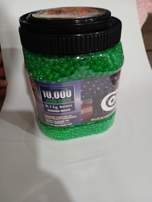 Colt Airsoft BBs 10000 Clear Green 0.12g 6mm Airsoft Competition BBs ...
