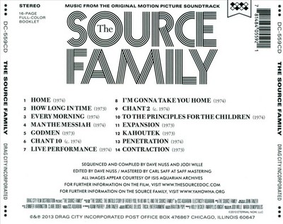 FATHER YOD - THE SOURCE FAMILY [ORIGINAL SOUNDTRACK] * NEW CD ...