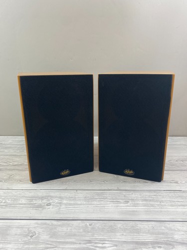 2x Gale Gold Monitor Bookshelf Speakers 15-100W Hi-Fi Stereo Bi-Wire ...