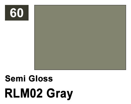 Mr.Hobby G060 Mr.Color Semi Gloss 060 RLM02 Gray (10ml) modeling | eBay