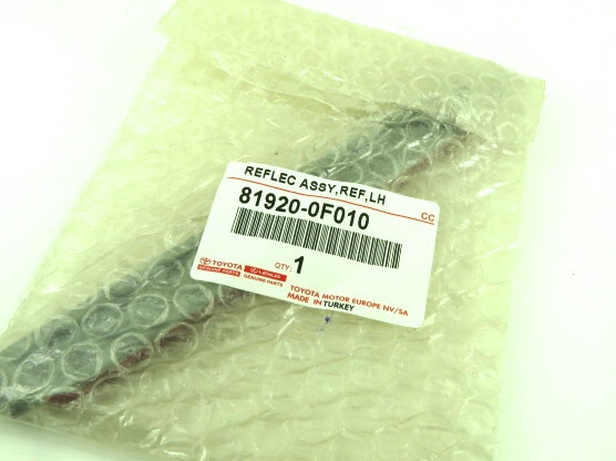 Toyota+AYGO+Verso+Reflector+ASSY+Reflex+LH+81920-0f010+819200F010 for ...