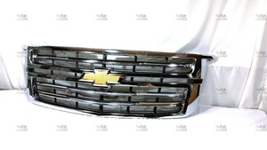 GM Chrome Accessory LTZ Grille 2015-2017 Chevrolet Tahoe Suburban ...