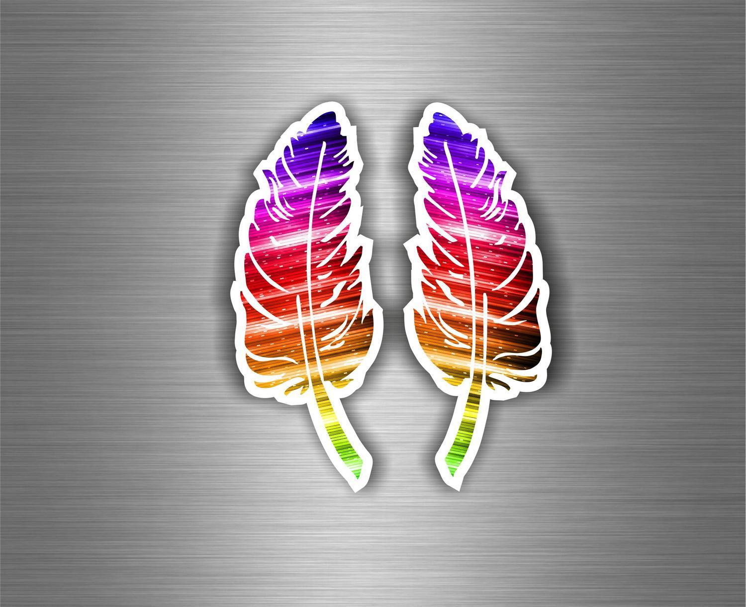 2 X Car Motorcycle Tuning Sticker Indian Feather Decoration R4 | eBay
