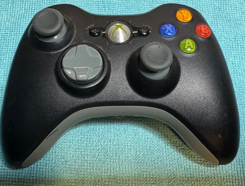 Microsoft Xbox 360 Black Wireless Controller 1403 OEM gamepad 885370239423| eBay