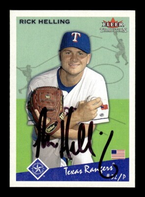 RICK HELLING SIGNED 2002 FLEER TRADITION #432 ON-CARD AUTO - TEXAS ...