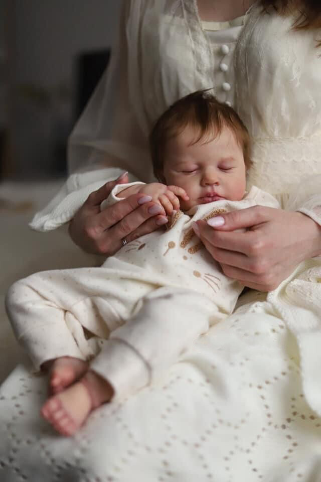 20" Reborn Baby Dolls Silicone Vinyl Real Life Newborn Sleeping Girl ...