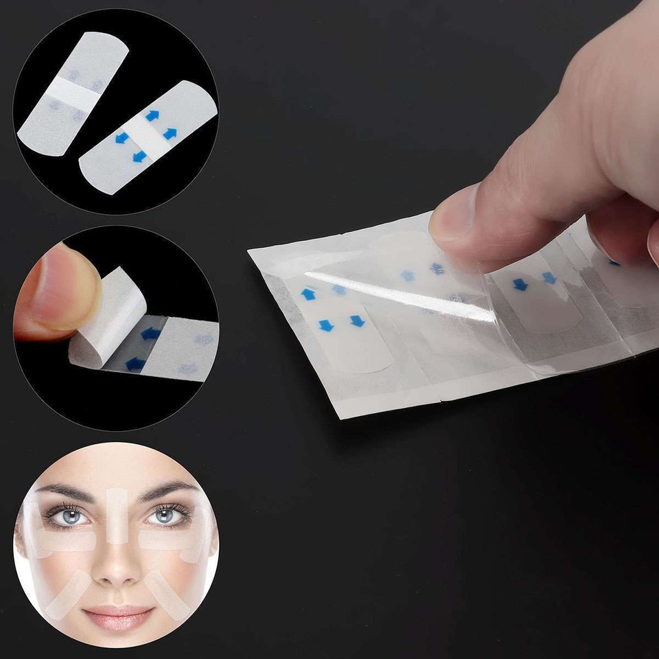 80/160pcs V Tapes Shape Tape Anti Wrinkle Instant Face Neck Eye Lift ...