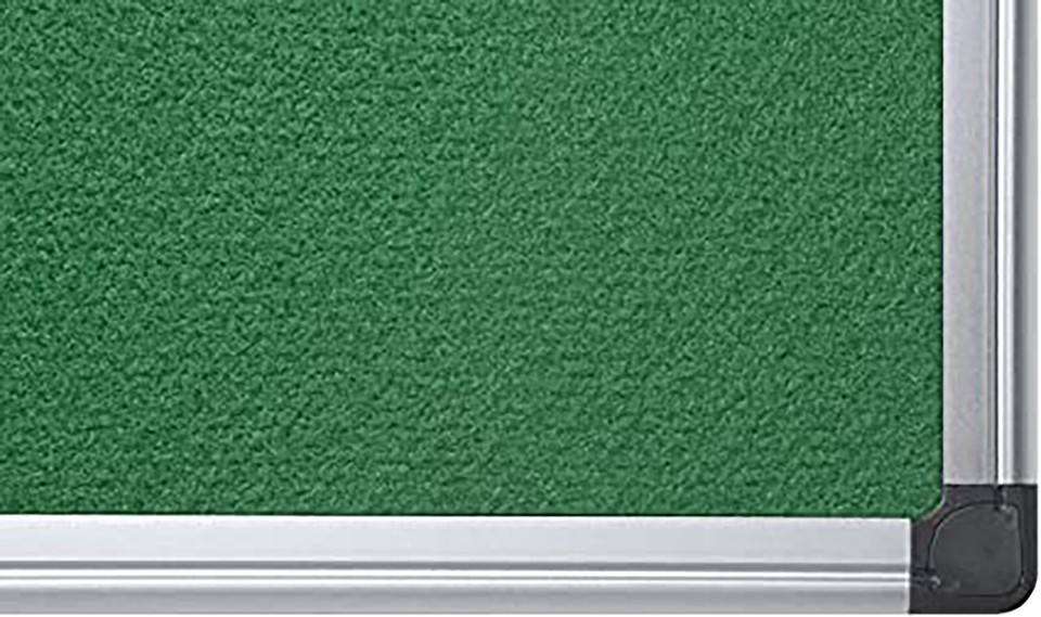 Felt Notice Pin Bulletin Board Aluminium Frame 900 x 600mm for office ...