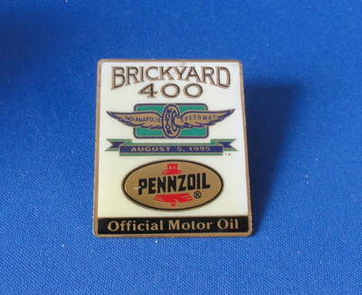 NASCAR - 1995 Brickyard 400- Pennzoil Sponsor Pin - Oversize Pin | eBay