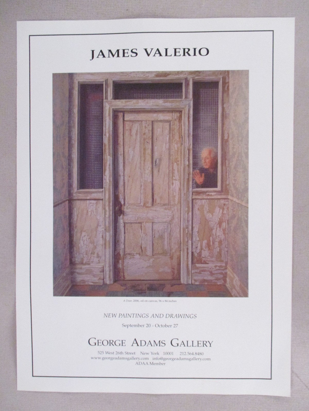 James Valerio Art Gallery Exhibit PRINT AD - 2007 | eBay