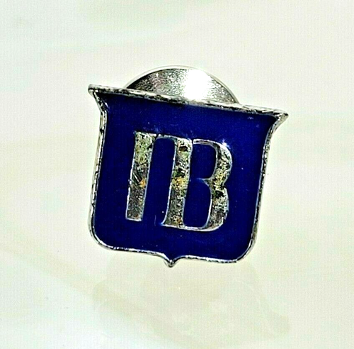 VTG LAPEL PIN IB Investment Bank Logo Tie Tack Hat Service Advertising ...