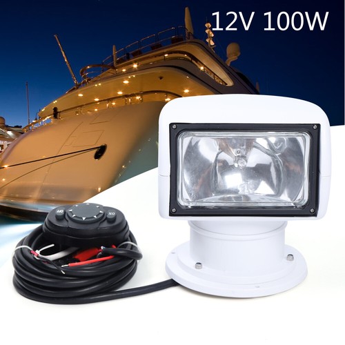 12V 100W Bulb Boat Truck Car Spotlight Marine Searchlight Light ...