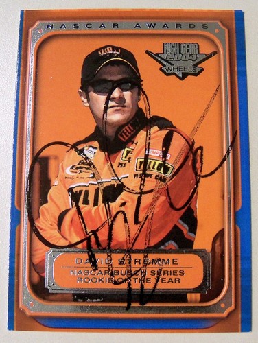 David Stremme 2004 Wheels High Gear #54 Hand AUTOGRAPHED ROOKIE of the Year NM | eBay