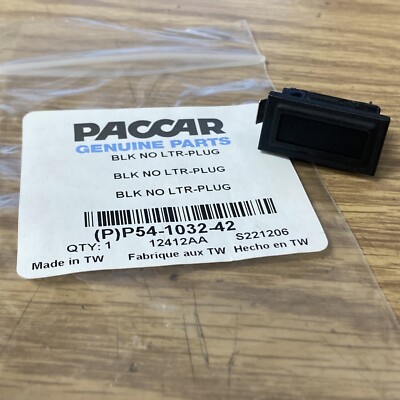 ~NEW PACCAR KENWORTH "BLANK" DASH INSERT INDICATOR LAMP ID~ P54-1032-42 ...