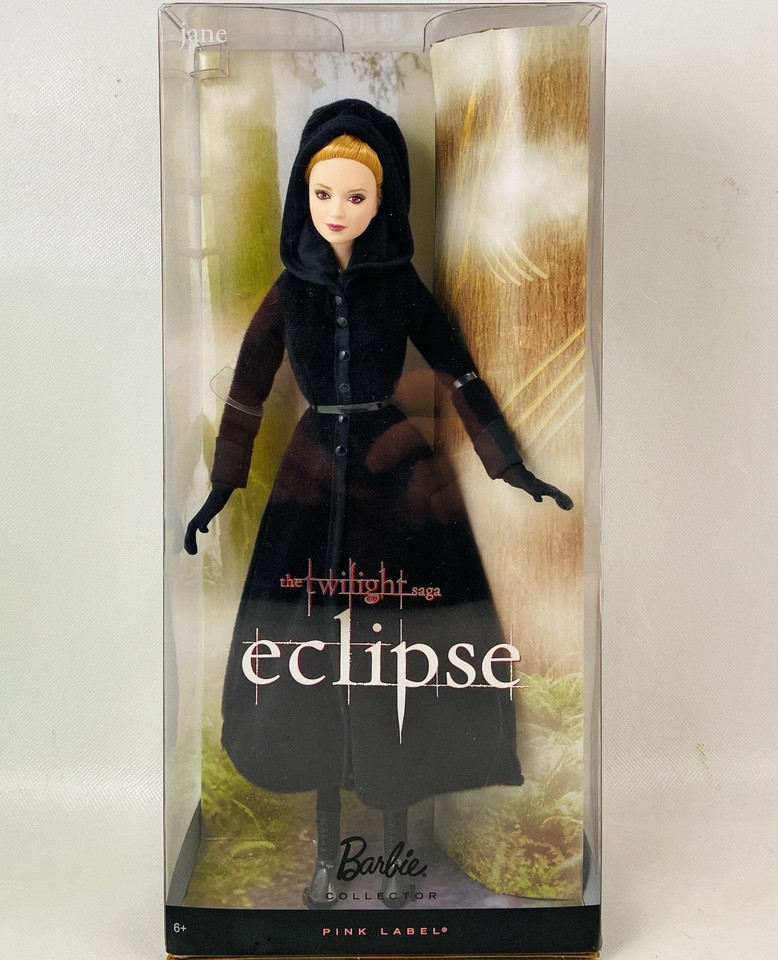 🌟Twilight Saga Eclipse Jane Barbie Doll Collector Pink Label 2010 ...