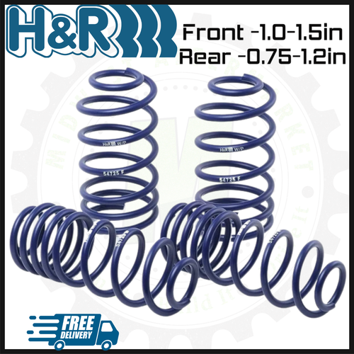 H&R Front and Rear Sport Lowering Springs | Fits 2015-2020 BMW F36 4 ...