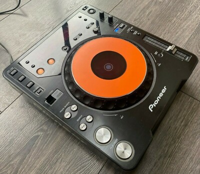 2 x Matte Orange Pioneer CDJ Jog Wheel Skins / Covers CDJ 2000 1000 900 ...