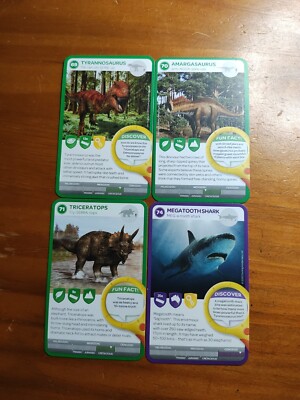 Woolworths Ancient Animals 🏆#69,70,71,74- 4 CARDS🏆 FREE POST | eBay