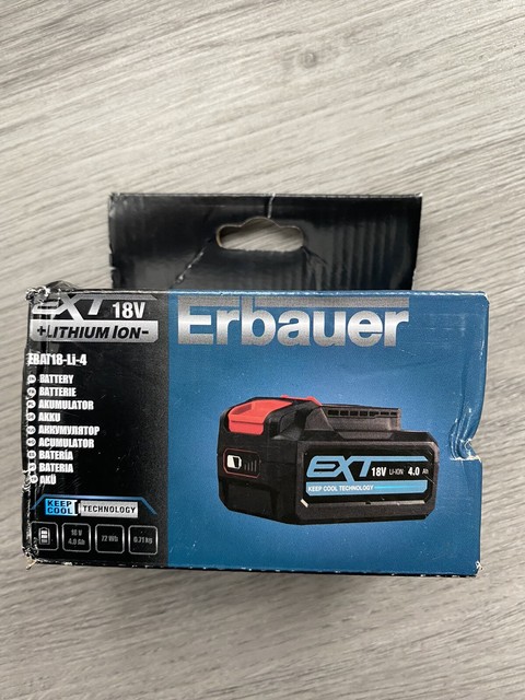 Erbauer EXT 18v Li-ion 4ah Power Tool Battery for sale online | eBay