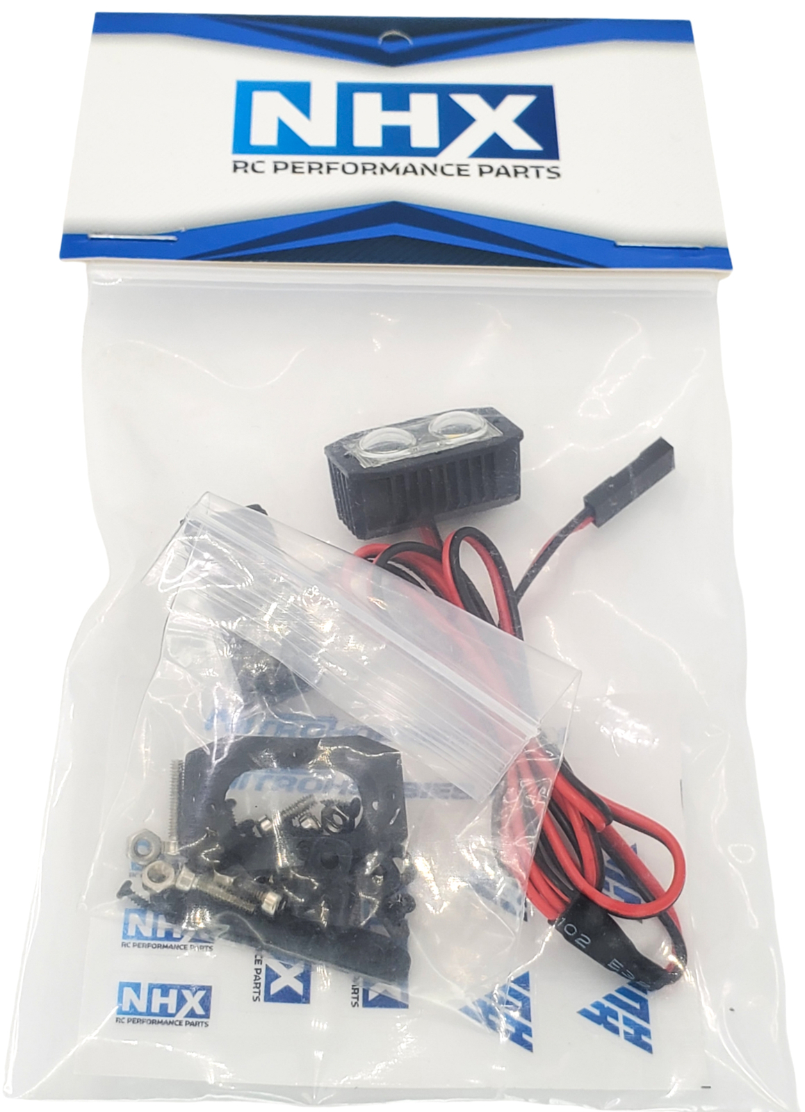 NHX RC Dual LED 5050 Square Pod Light Bars 2 Solid White TRX-4 SCX10 ...