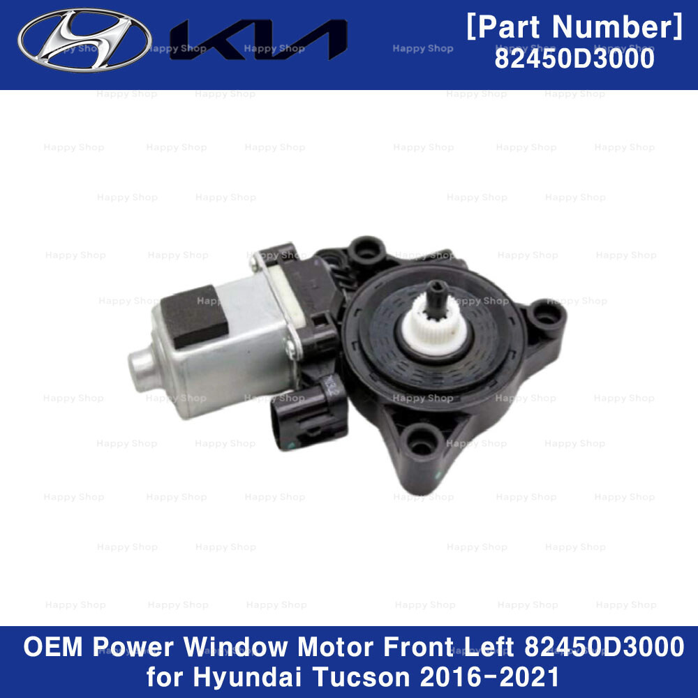 OEM Power Window Motor Front Left 82450D3000 for Hyundai Tucson 2016 ...
