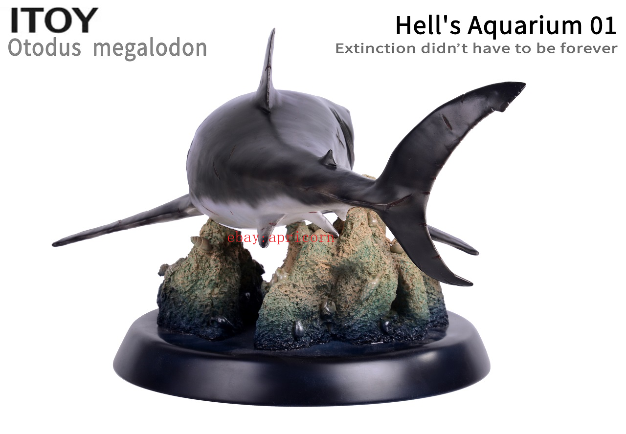 ITOY Carcharocles Megalodon 1/35 Statue Resin Model Collectible Boy ...