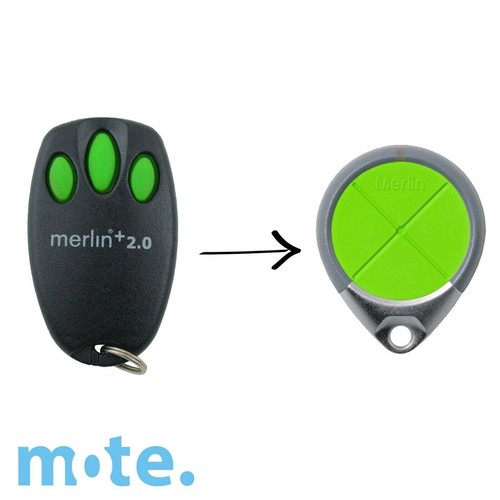 Merlin+ 2.0 E945M Genuine Garage Door Remote Suits Steel-Line ST50EVOB ...