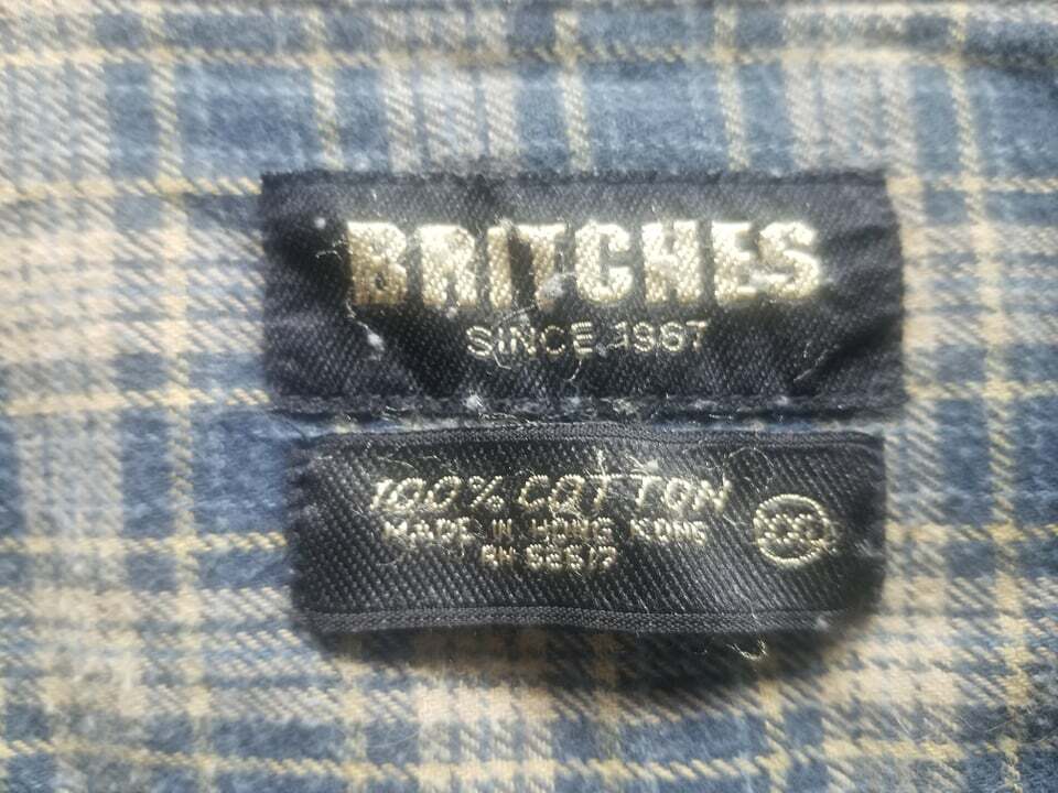 Britches Flannel Long Sleeve Button Down Shirt Mens XXL | eBay