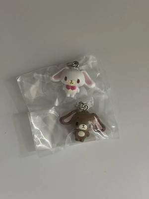 Sanrio All Stars Mejirushi Part 2 Shirousa Kurousa keyring Gacha | eBay