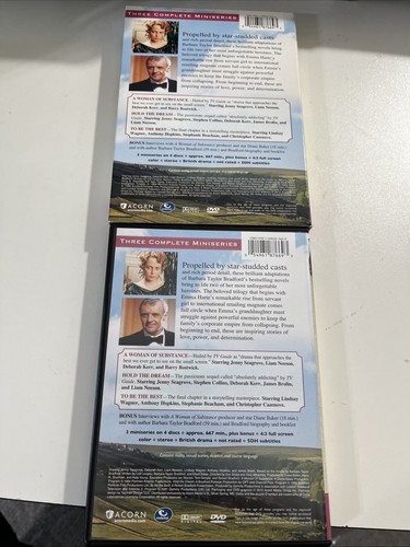 A Woman of Substance Trilogy (DVD, 2012, 4 Disc Set) 3 Complete ...