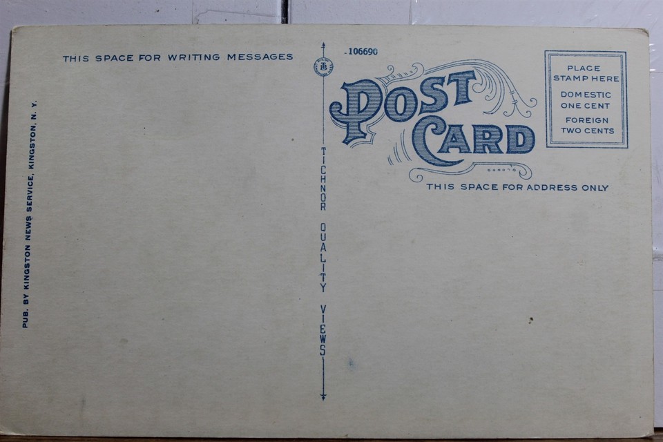 New York NY Catskill Mountains Hotel Kaaterskill Bowlder Rock Postcard ...