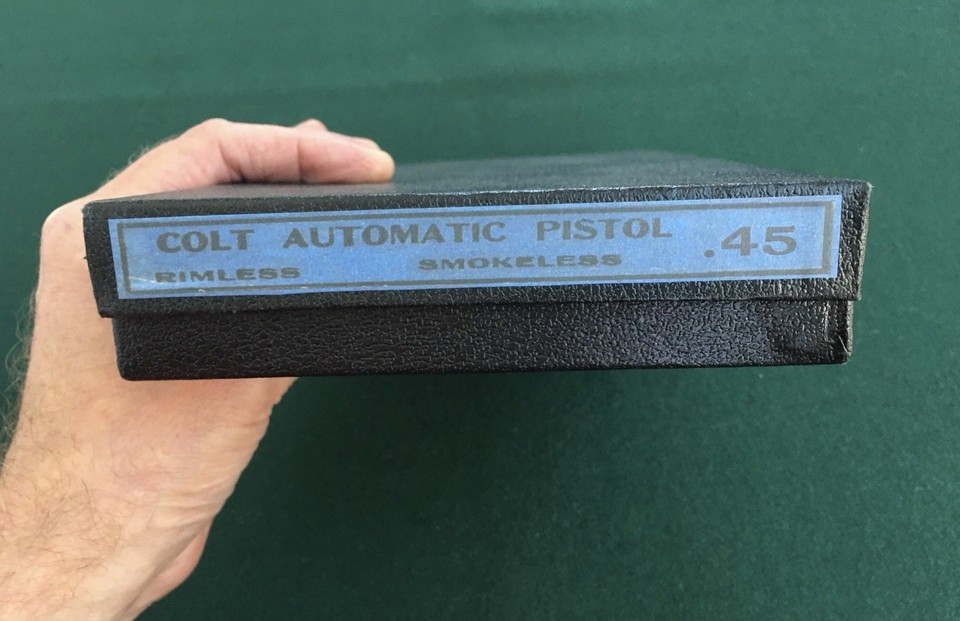 Colt Automatic .45 / 45 ACP Pistol Black Box - Rimless, Smokeless ...