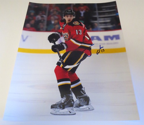 JOHNNY GAUDREAU signed 11x14 PHOTO CALGARY FLAMES EXACT PROOF | eBay