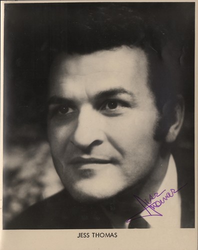 JESS THOMAS - US Tenor - Original Handsigned B/W Photograph Portrait | eBay