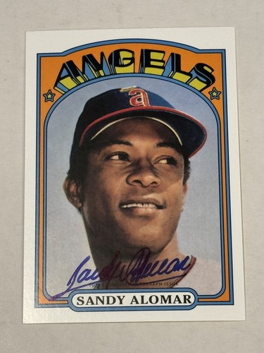 Sandy Alomar 2016 Topps Archives Certified Autograph Auto SP California ...