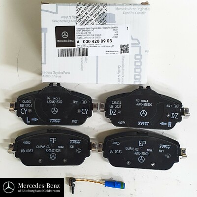 Genuine Mercedes-Benz Front Brake Pads E Class 213 A0004208903 | eBay UK