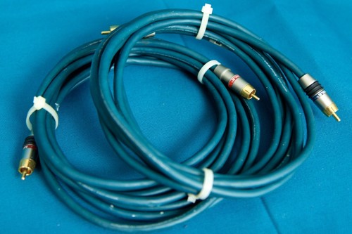 Pair of Monster Cable Interlink 300 MKII Audiophile RCA Interconnects ...