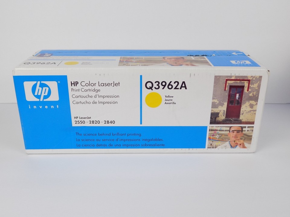 HP Q3962A Yellow Genuine Toner Cartridge | eBay