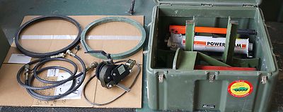 MILITARY LAV TRUCK PORTABLE HYDRAULIC RAM TIRE MOUNTER & DEMOUNTER KIT ...