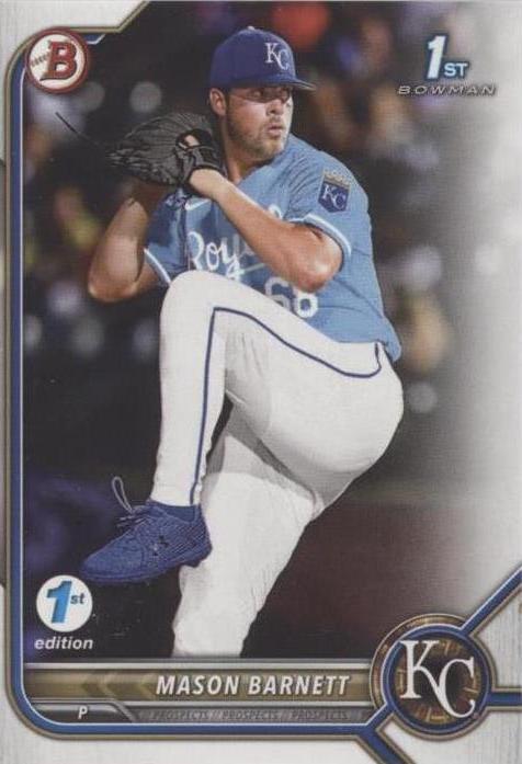 2022 Bowman Draft 1st Edition - Mason Barnett #BD-172 (RC) for sale ...