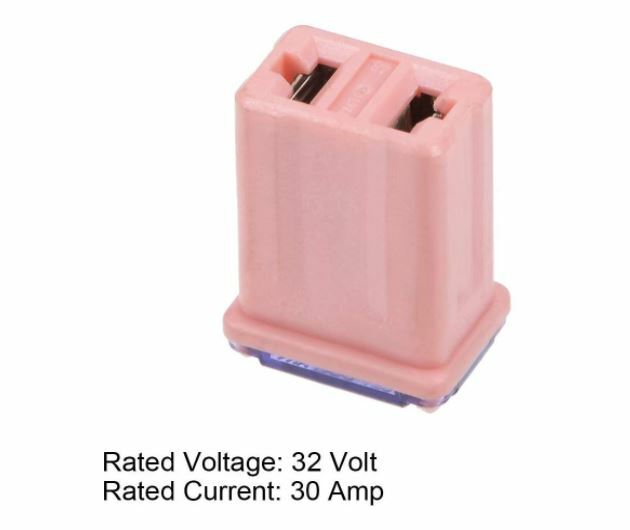 10 Pack - 30Amp Micro Cartridge Fuses Slow Blow MICRO Female MCASE FMM ...