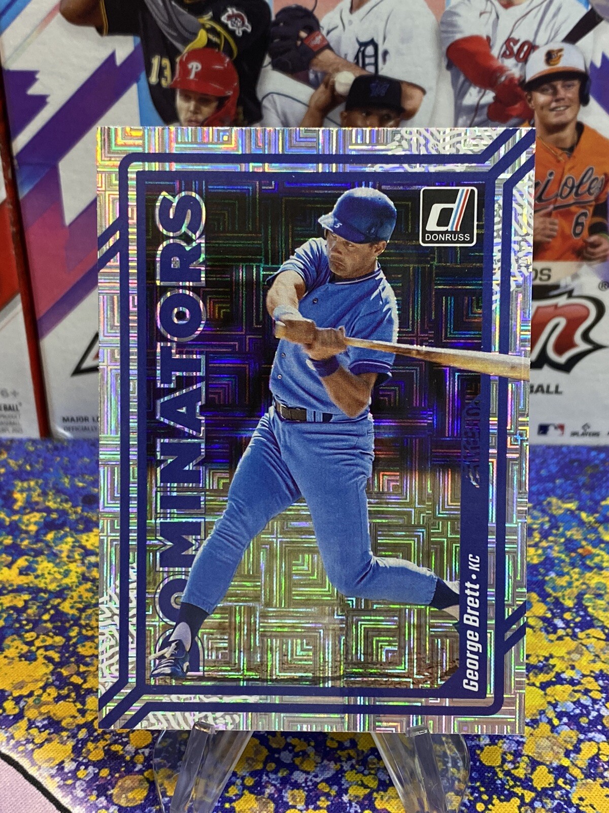 2023 Donruss George Brett Dominators Vector Parallel #D1 Kansas City ...