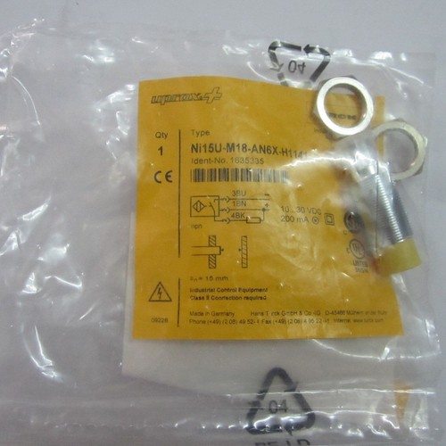 1pc NEW TURCK Proximity Switch NI15U-M18-AN6X-H1141 FAST SHIP | eBay