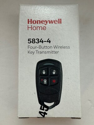Brand New Honeywell 5834-4 4-Button Wireless Key Fob Resideo ...