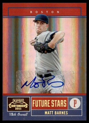 2011 Playoff Contenders Future Stars Autographs Matt Barnes Rookie Auto ...