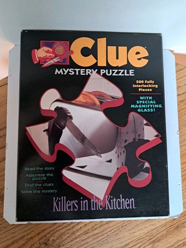 CLUE MYSTERY PUZZLE SIX CASES of MURDER 500 Pieces New 32244043543| eBay