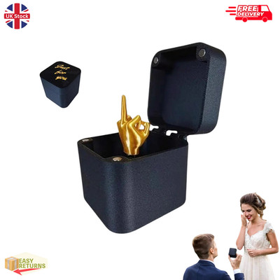 Middle Finger In A Box Funny Surprise Box Pop up Christmas Novelty Fun ...